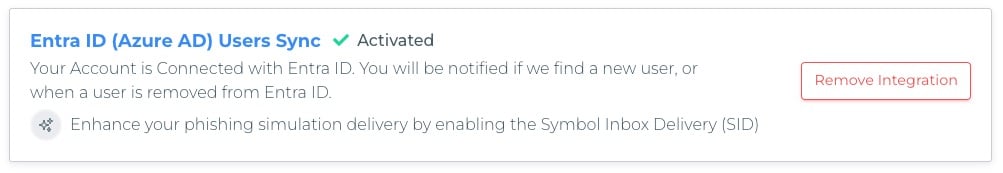 Synchronize Symbol Users with M365/Entra ID