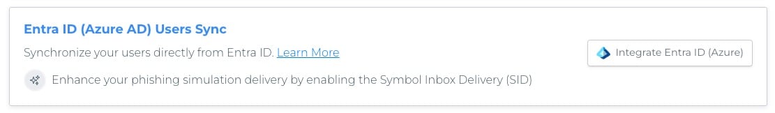 Synchronize Symbol Users with M365/Entra ID