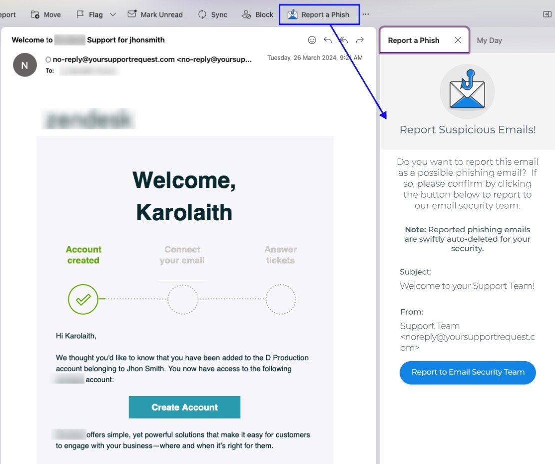 How to Report a Phish on Outlook